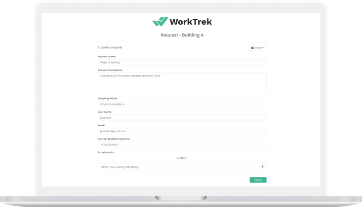 Facility Management Software App - WorkTrek